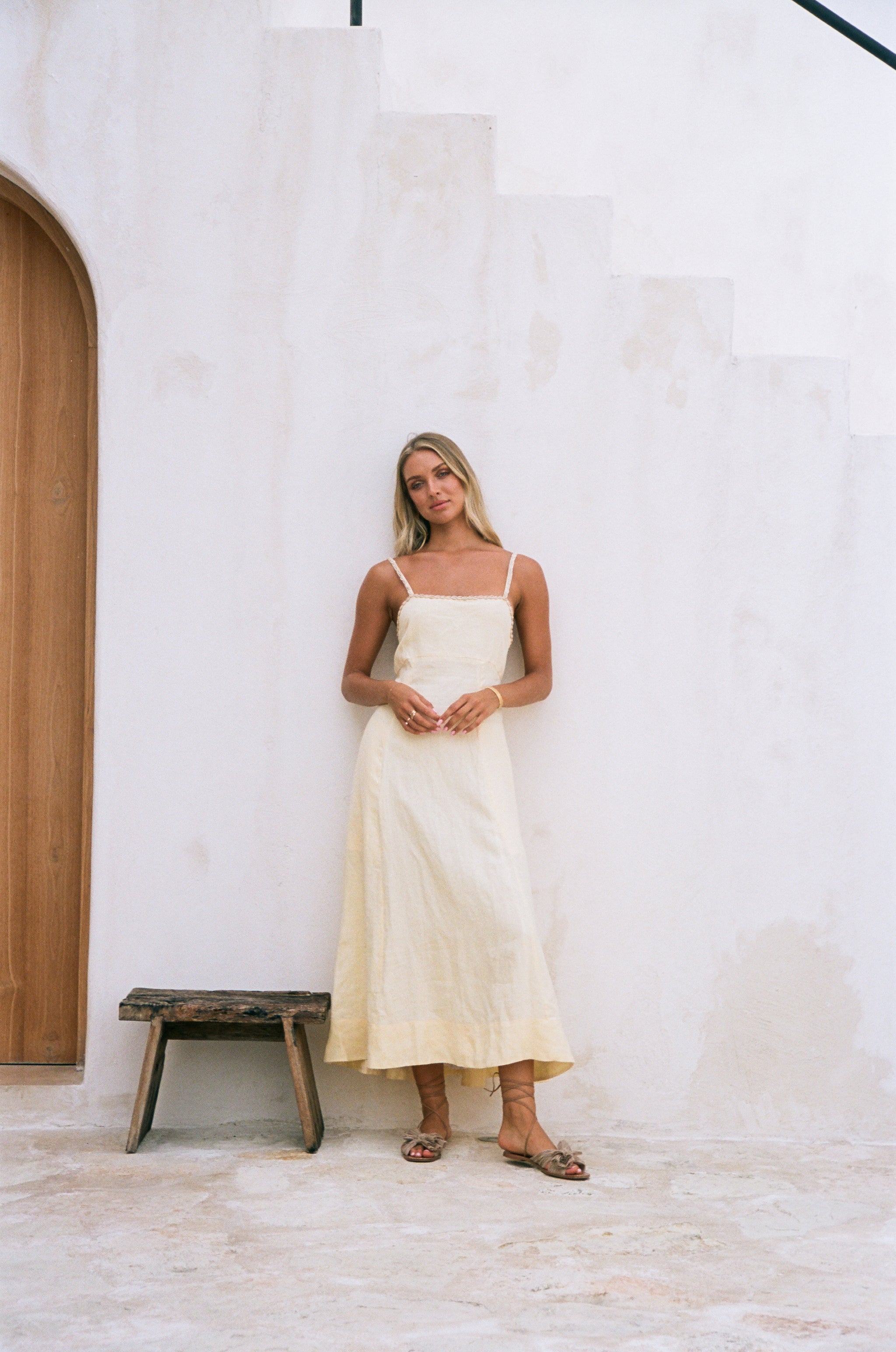 Delilah Dress - Linen – LJC DESIGNS