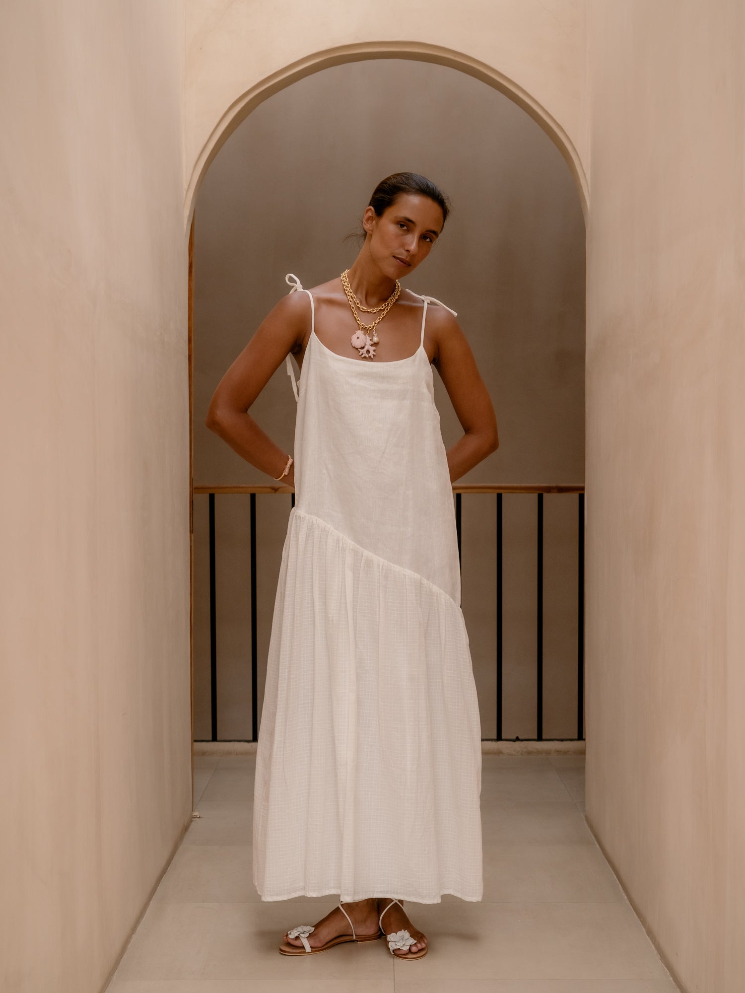 Adeline Linen Dress - Wholesale – LJC DESIGNS