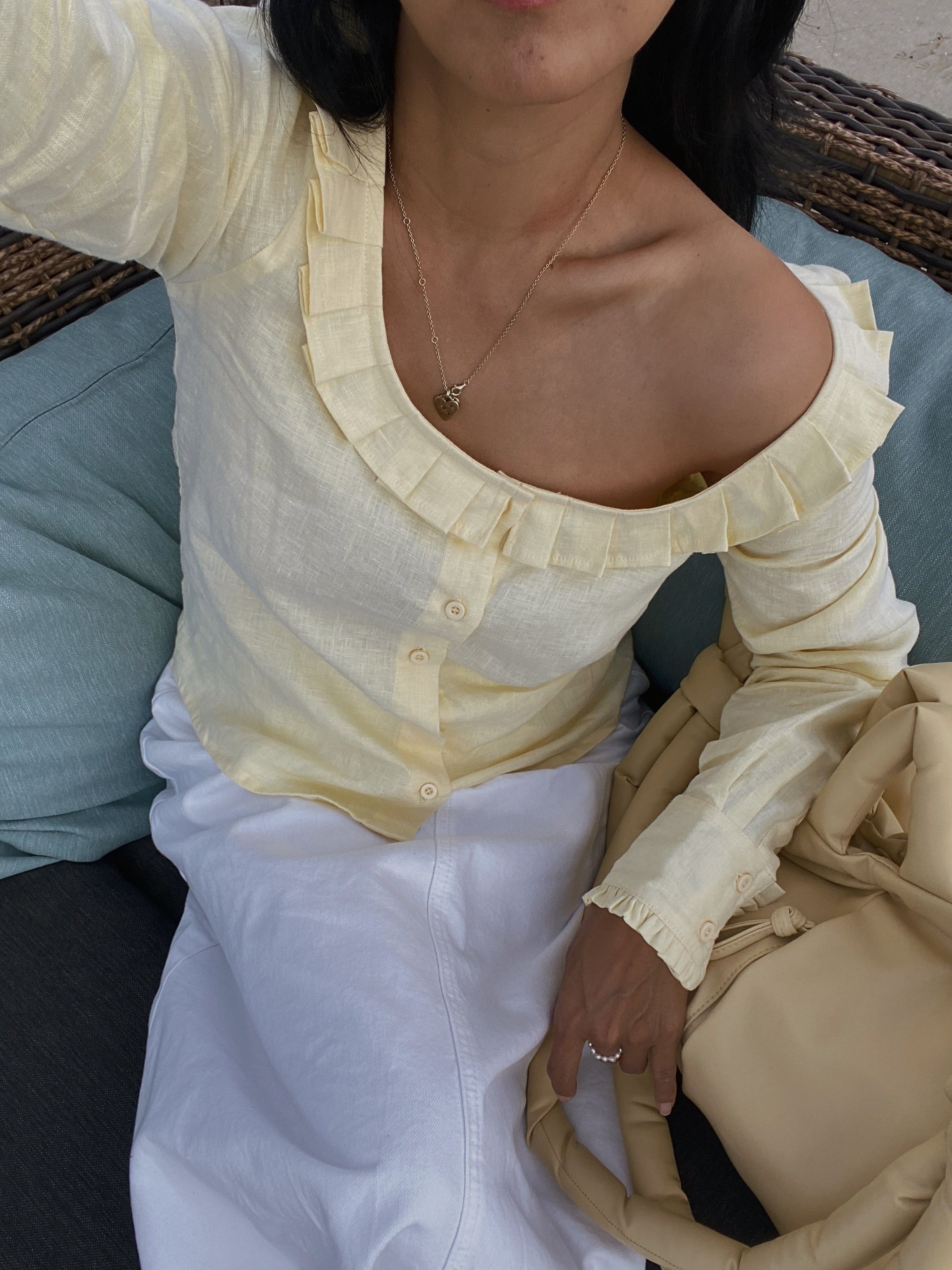 Ruby Shirt - Linen – LJC DESIGNS